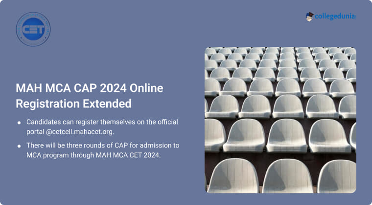 MAH MCA CAP 2024 Online Registration Extended till July 31; Get Direct ...