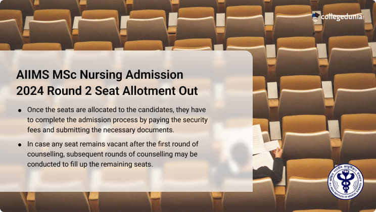 AIIMS MSc Nursing Admission 2024 Round 2 Seat Allotment Out @aiimsexams ...