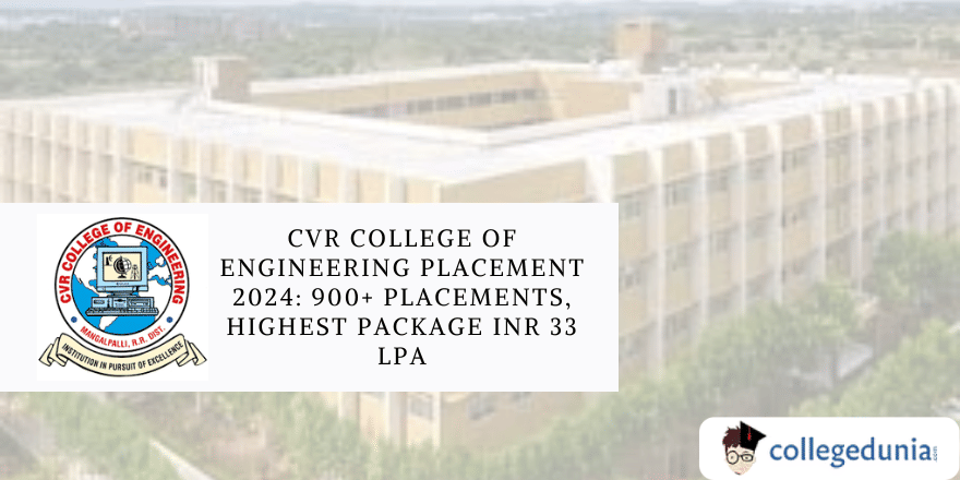 CVR College of Engineering Placement 2024: 900+ Placements, Highest ...