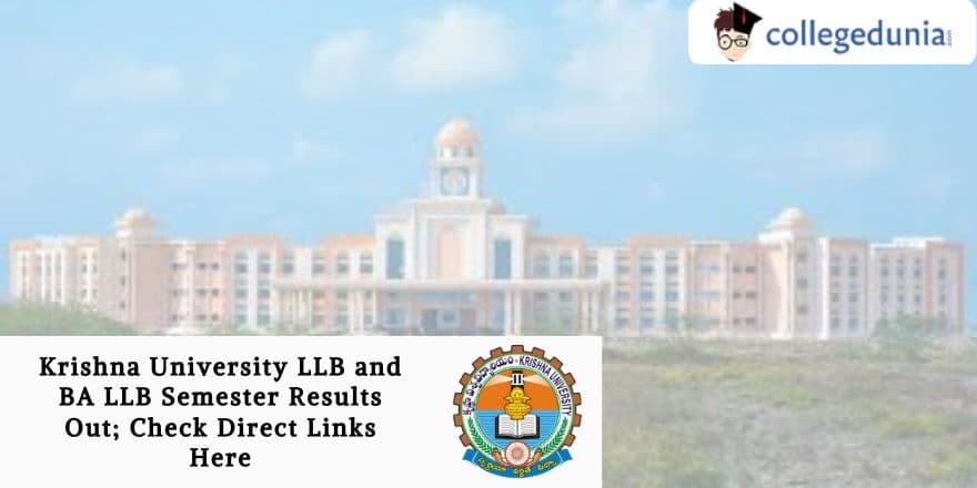 Krishna University LLB and BA LLB Semester Results Out; Check Direct ...
