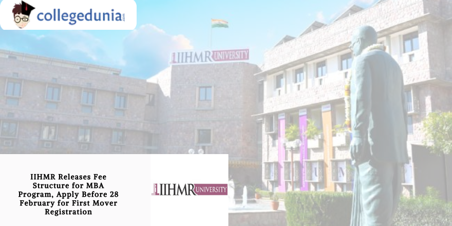 IIHMR Releases Fee Structure for MBA Program, Apply Before 28 February ...