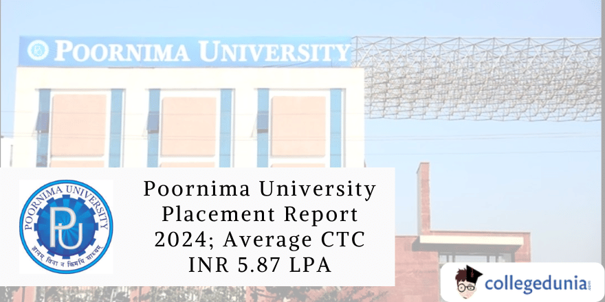 Poornima University Placement Report 2024: Average CTC INR 5.87 LPA ...