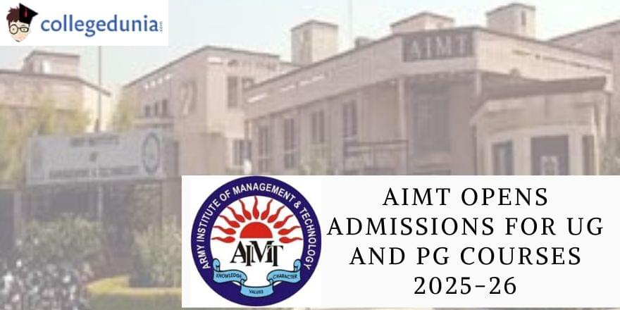 AIMT Opens Admissions for UG and PG Courses 2025-26; Apply Now
