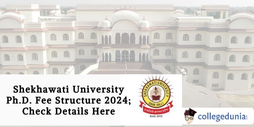 Shekhawati University Ph.D. Fee Structure 2024 - PDUSU Updates