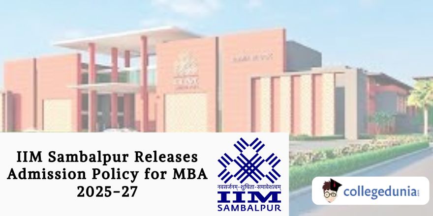 IIM Sambalpur Releases Admission Policy for MBA 2025-27; Check Direct ...