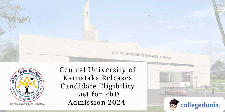 Central University of Karnataka PhD Admission 2024: Candidate ...