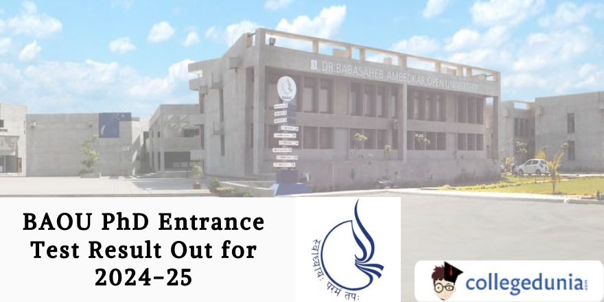 BAOU PhD Entrance Test Result Out for 2024-25; Check Direct Link Here