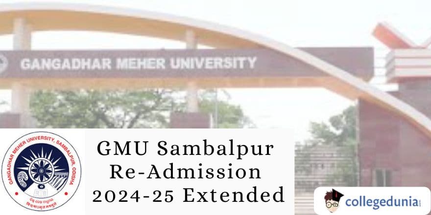 GMU Sambalpur Re-Admission 2024-25 Extended; Apply by January 11