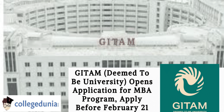 GITAM (Deemed To Be University) Opens Application for MBA Program ...