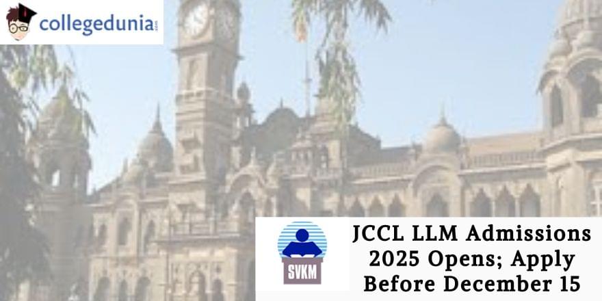 JCCL LLM Admissions 2025 Opens; Apply Before December 15