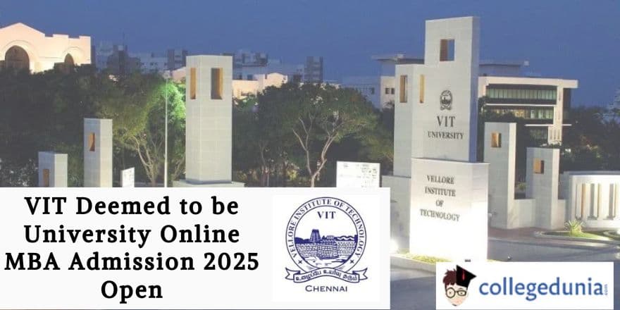 VIT Online MBA Admission Open; Application Deadline Extended to March 12