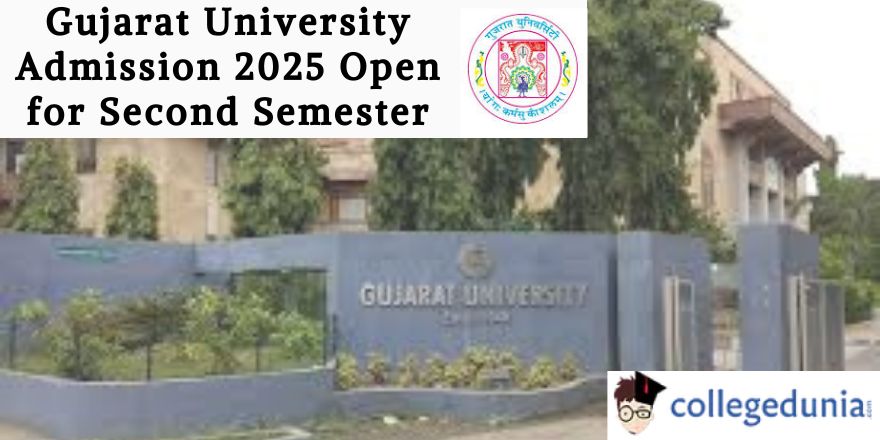 Gujarat University Admission 2025 Open for Second Semester; Apply by ...