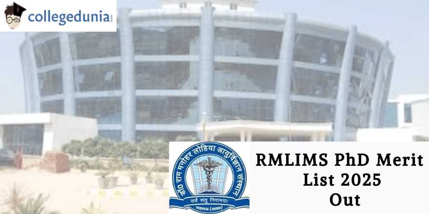 RMLIMS PhD Merit List 2025 Out; Check Results Here