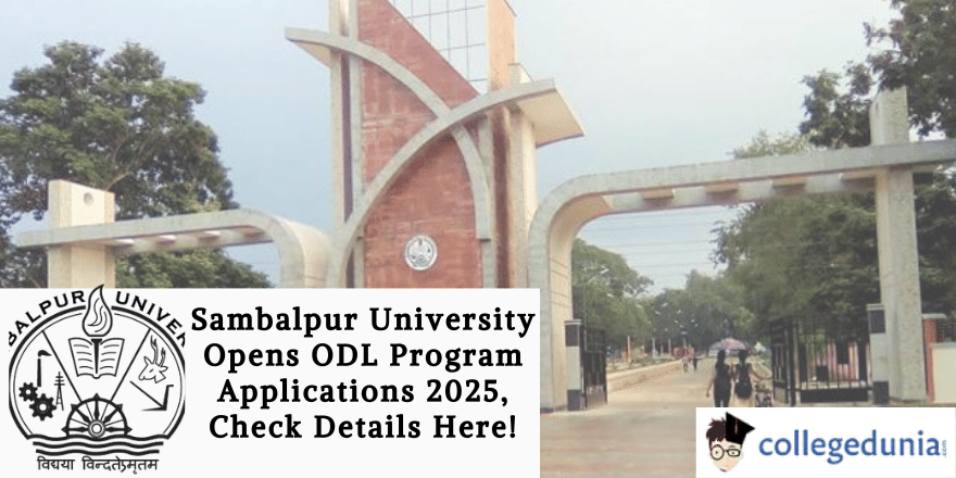 Sambalpur University Opens ODL Program Applications 2025, Check Details ...
