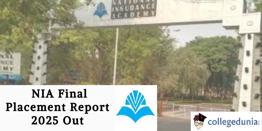 NIA Final Placement 2025; Highest CTC at INR 20 LPA