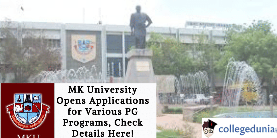 MK University Opens Applications for Various PG Programs, Check Details ...