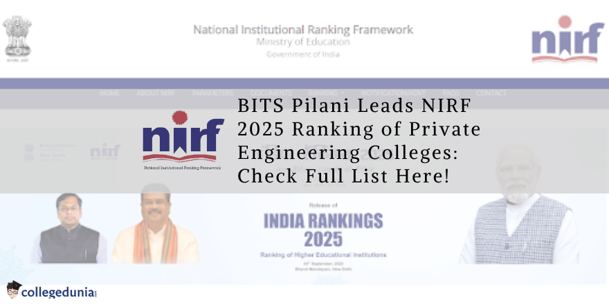 NIRF Private Engineering Colleges Ranking 2025