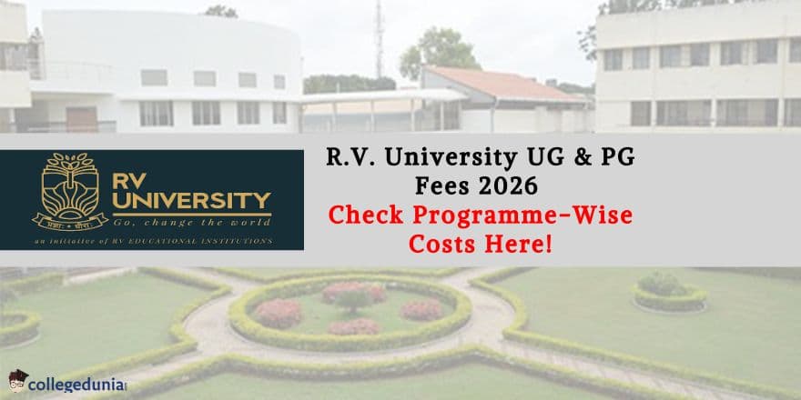 R.V. University UG & PG Fees 2026 Released; Check Programme-Wise Costs ...