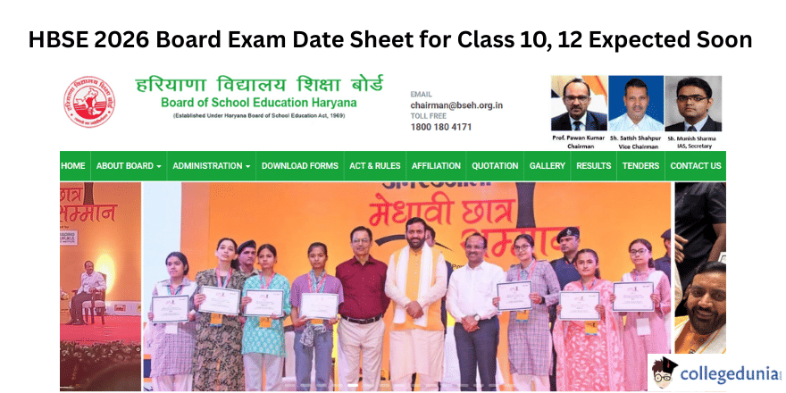HBSE 2026 Board Exam Date Sheet for Class 10, 12 Expected Soon @bseh.org.in