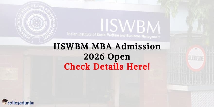 IISWBM MBA Admission 2026-28 Open; Apply by December 29