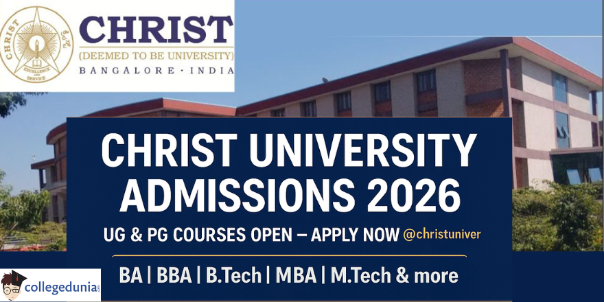 Christ University Releases Admission Schedule for Academic Session 2026 ...