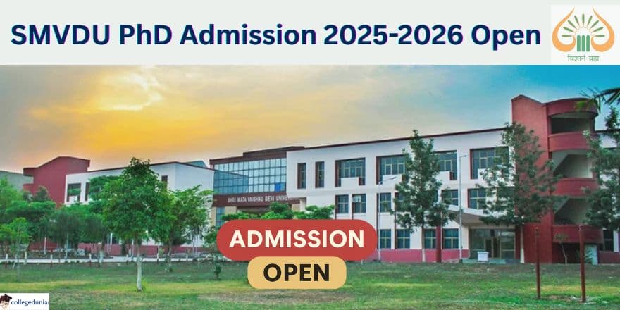SMVDU PhD Admission 2025-2026 Open, Apply by November 26 @smvdu.ac.in ...