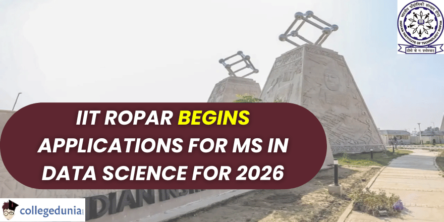 IIT Ropar Begins Applications for MS in Data Science for Batch 2026; Apply till December 5