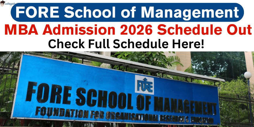 FORE School of Management MBA Admission 2026 Schedule Out; Apply by ...