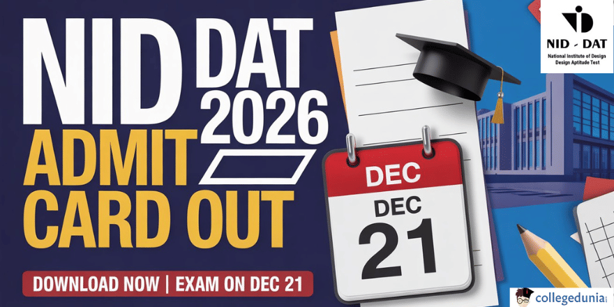 NID Releases DAT Prelims Admit Card 2026 @admissions.nid.edu; Exam on ...