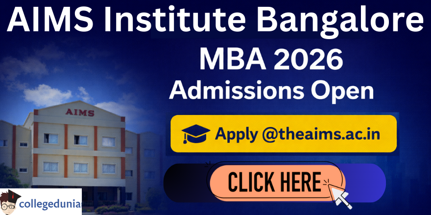 AIMS Institute Bangalore MBA Admissions 2026 Begins; Apply Online ...