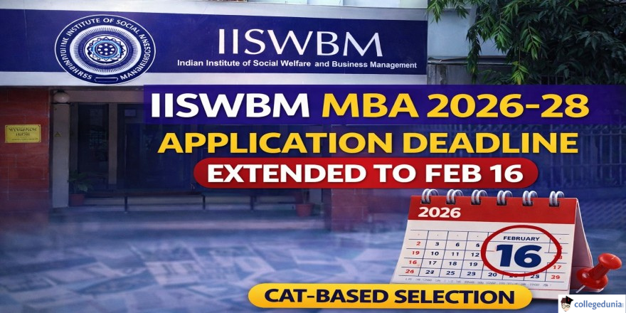 IISWBM Begins MBA Admission For Session 2026–28; Apply By Feb 16 ...