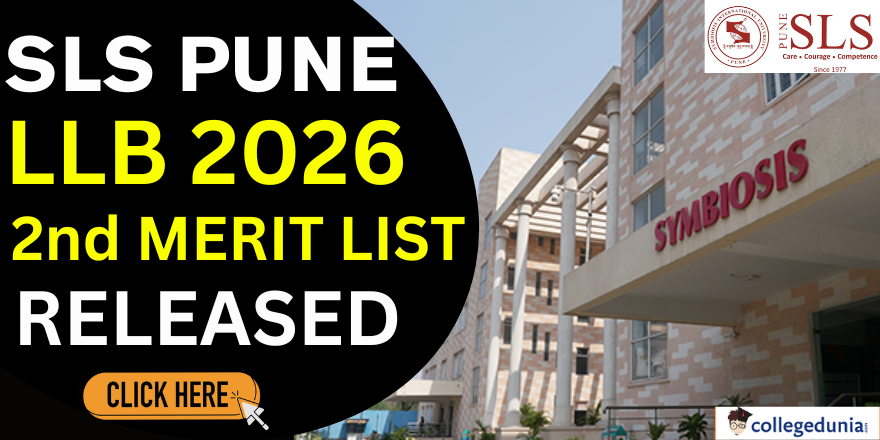 SLS Pune LLB Second Merit List 2026 Out @symlaw.ac.in; Admissions Open ...