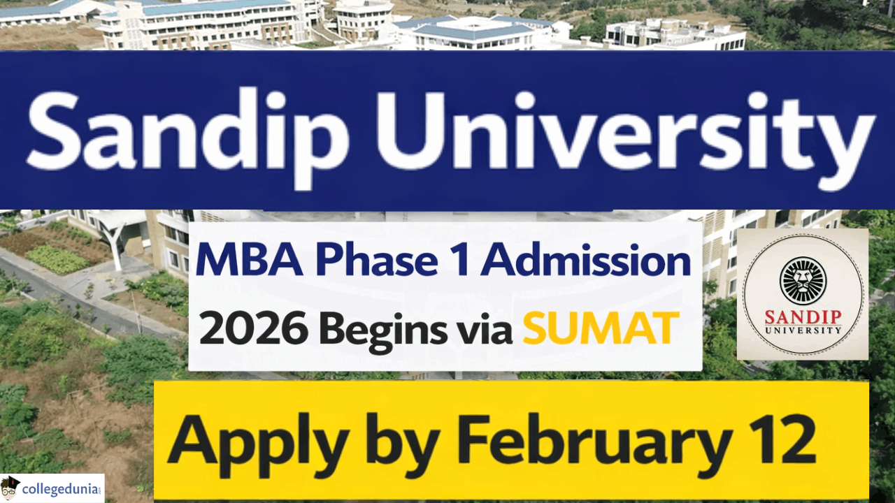 Sandip University MBA Phase 1 Admission 2026 Begins via SUMAT @lp ...
