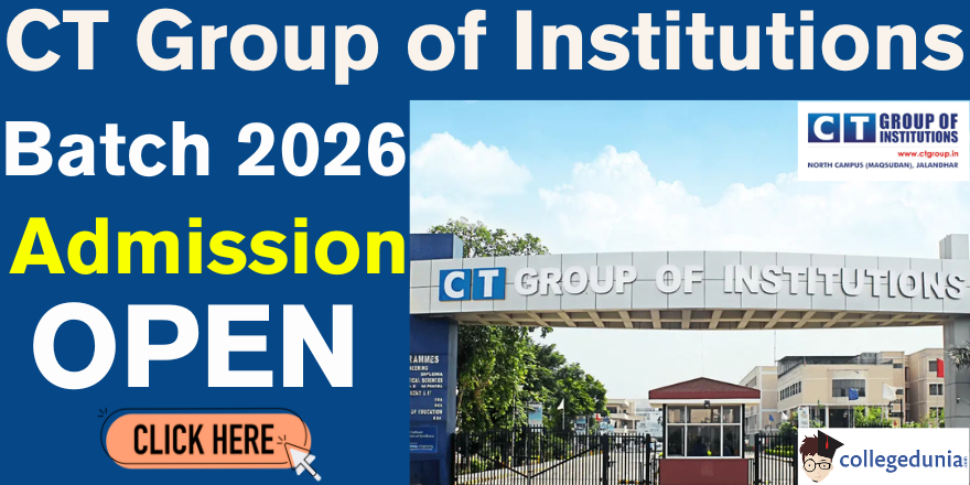 CT Group of Institutions Opens Admission for Session 2026; Apply ...