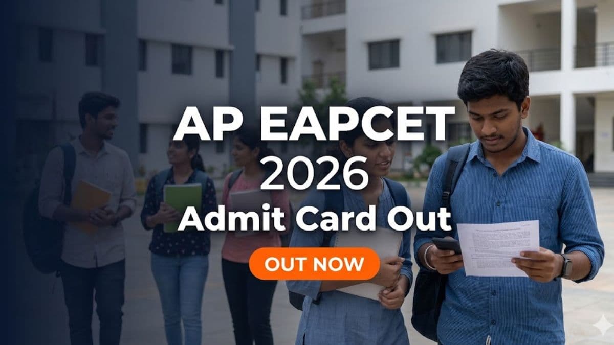 AP EAPCET 2026 Admit Card Out @cets.apsche.ap.gov.in; Download Hall ...