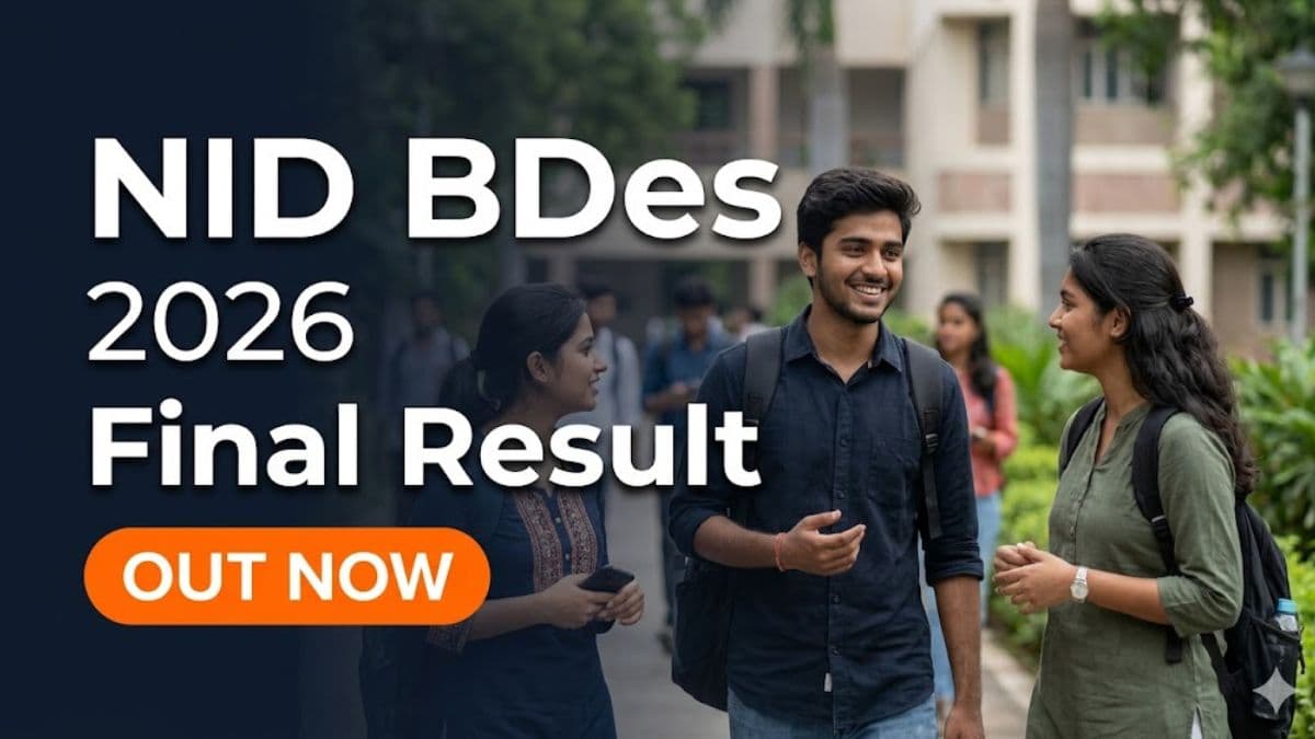 NID BDes Final Result 2026 Out; Download Score Card @admissions.nid.edu