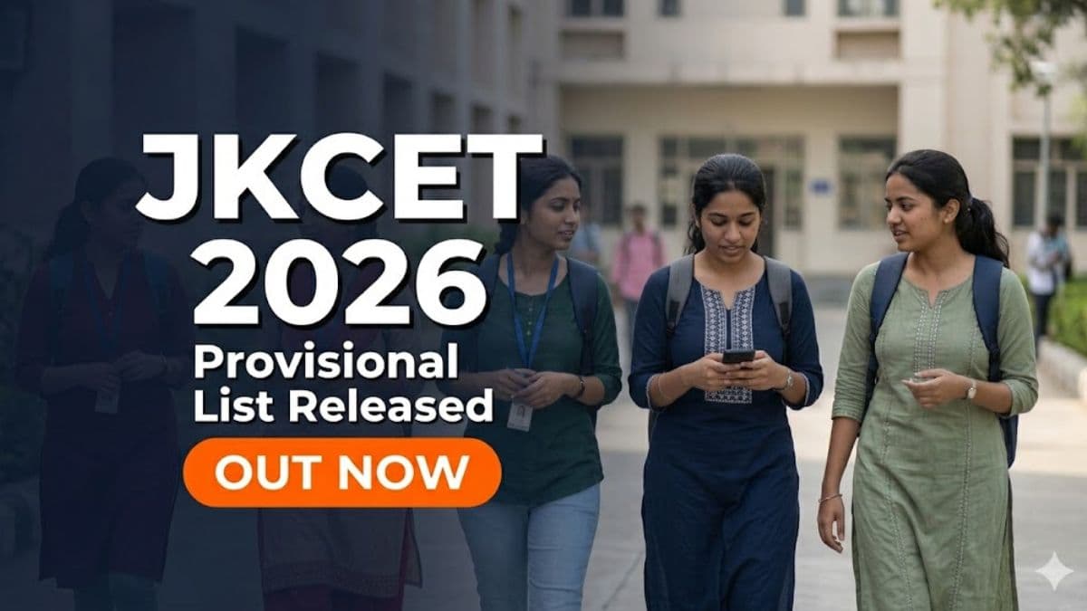 JKCET 2026 Round 1 BTech Selection List Out; Download Now