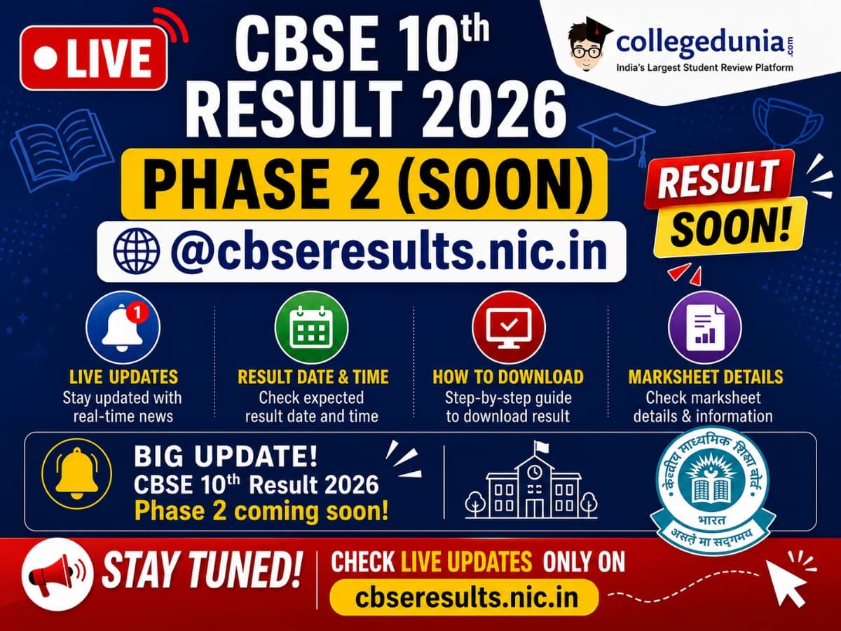 CBSE 10th Second Board Result 2026 (SOON) @cbseresults.nic.in: Check ...