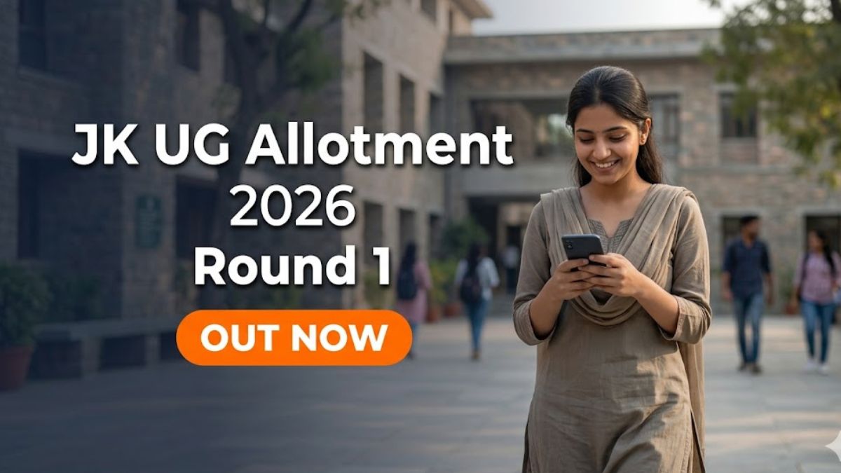 JK UG Round 1 Allotment 2026 Out; Pay Fee by June 6