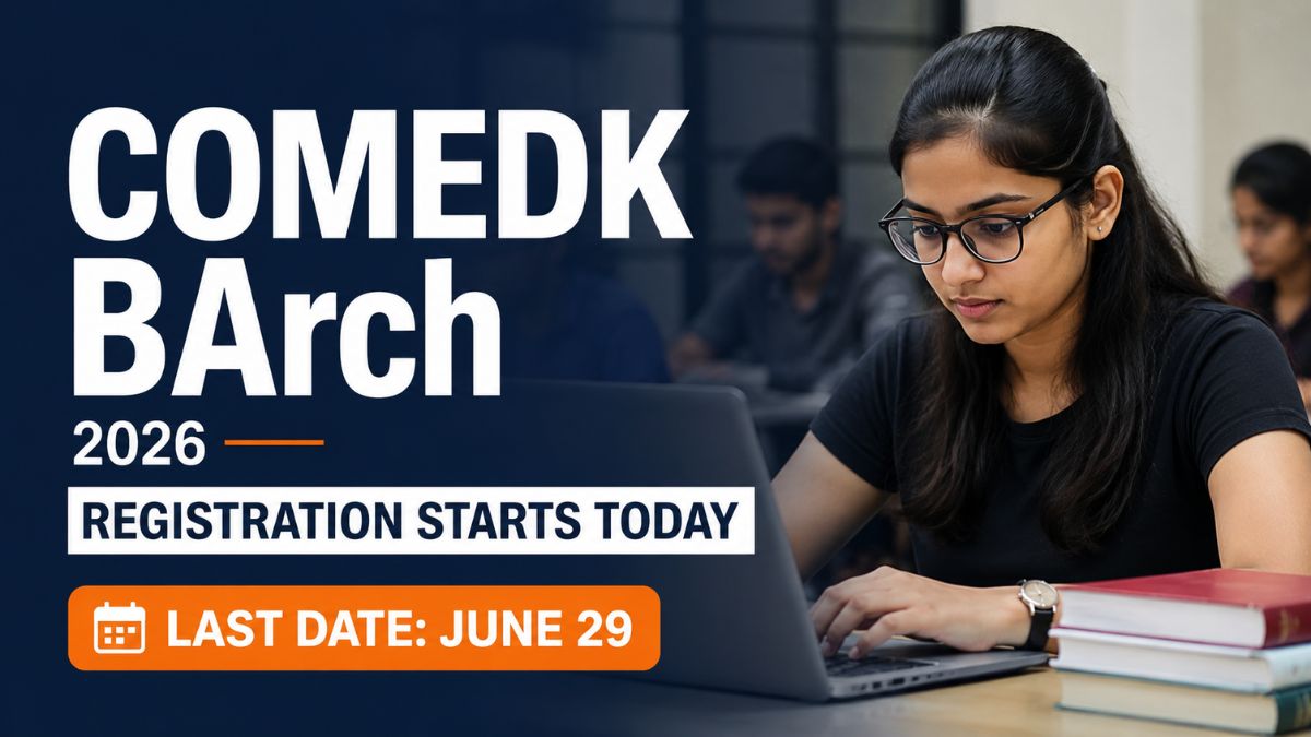 COMEDK 2026 BArch Counselling Registration Begins June 22