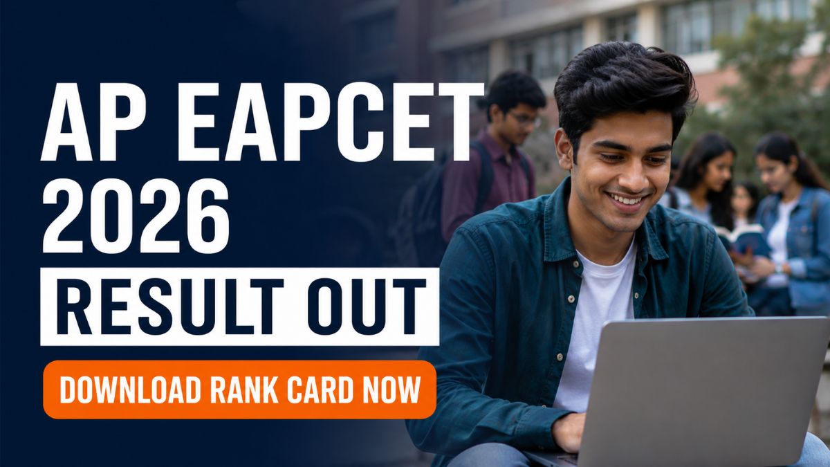 AP EAPCET 2026 Result Out: Download Rank Card at APSCHE