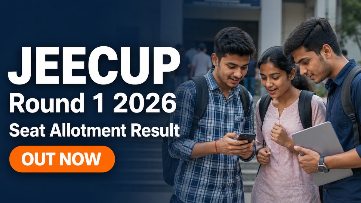 JEECUP Round 1 Seat Allotment Result 2026 Out; Verify by July 5