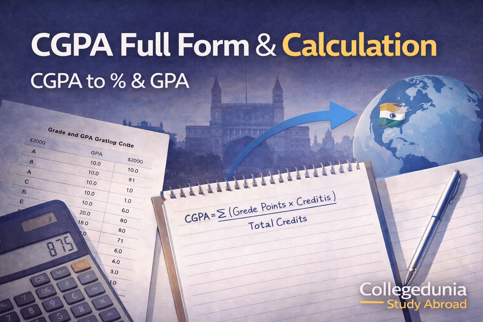 CGPA Full Form: Meaning, Calculation & Conversion Guide 2026