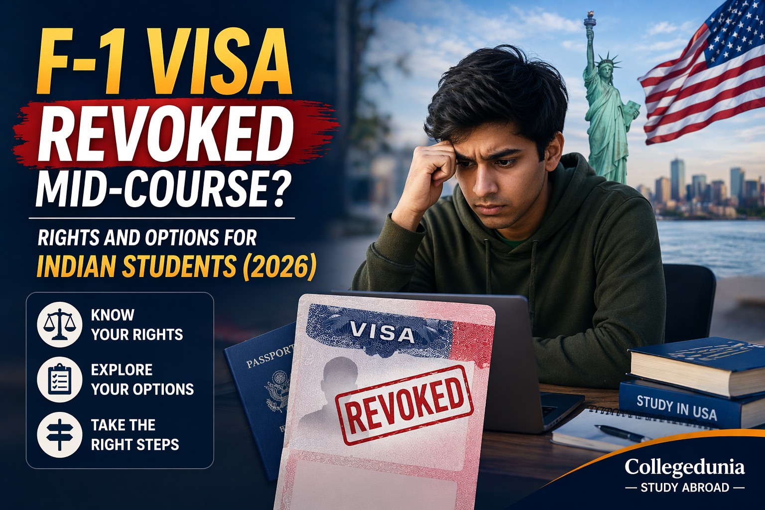 F-1 Visa Revoked or SEVIS Terminated? Rights and Options for Indian ...