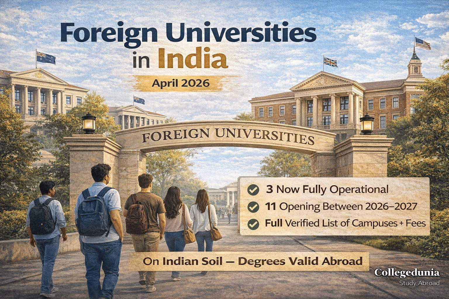 Foreign Universities in India 2026: Full List, Fees and Courses