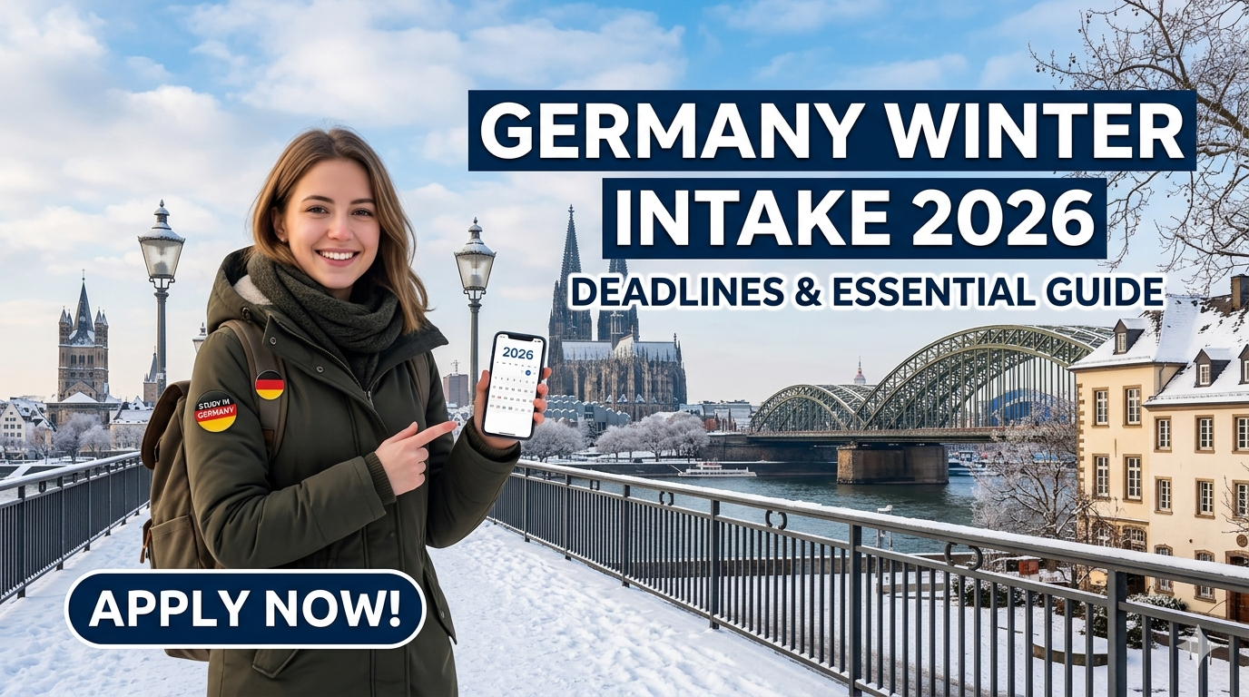 Germany Winter Intake 2026 Deadlines for Indian Students