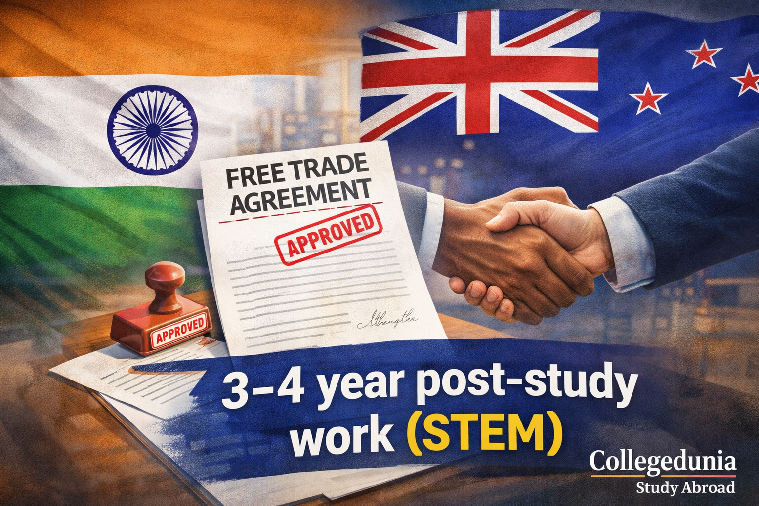 India–NZ FTA promises 3–4 year post-study work for STEM