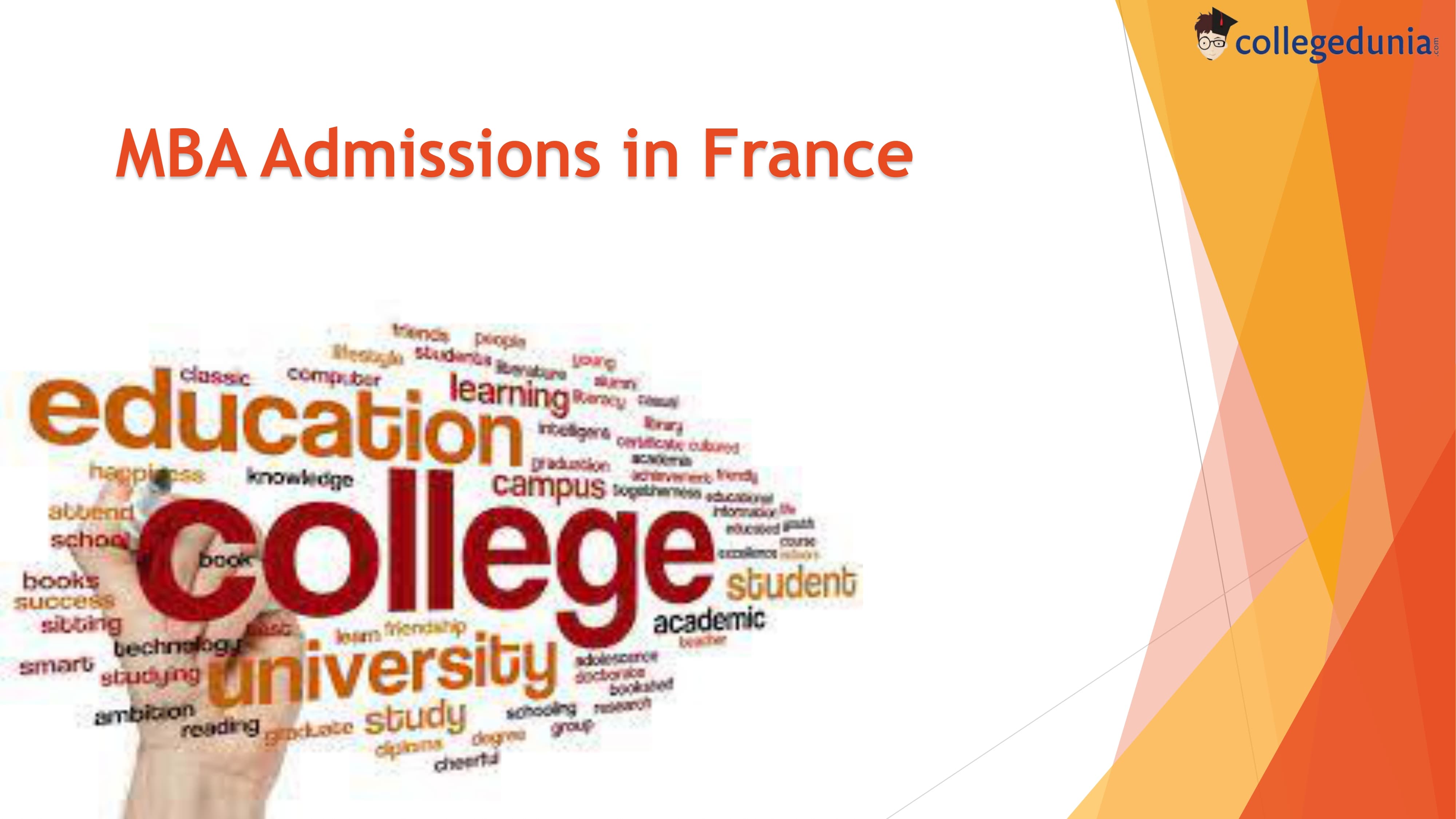 MBA Admissions in France 2024 for International Students