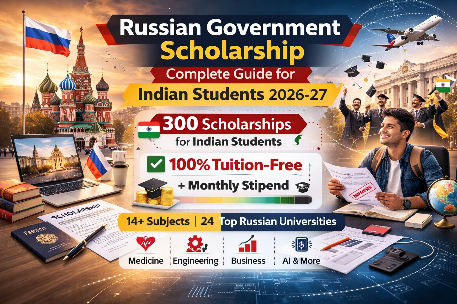 Russian Government Scholarship: Complete Guide For Indian Students 2026-27