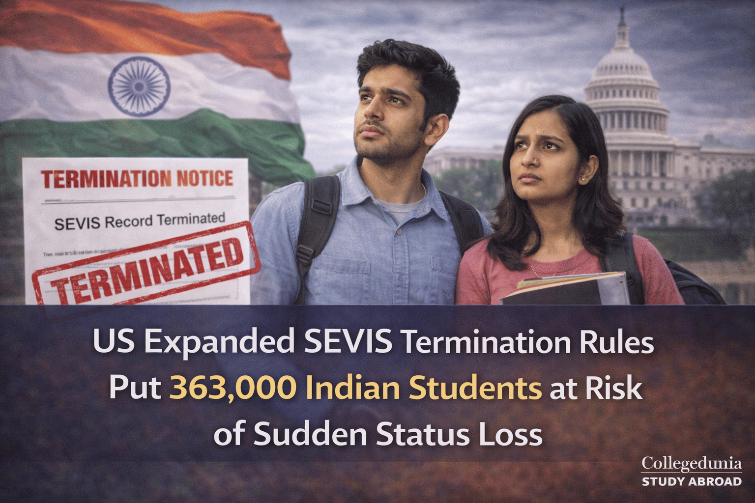 US SEVIS Termination Rules 2026: What Indian F-1 Students Must Know